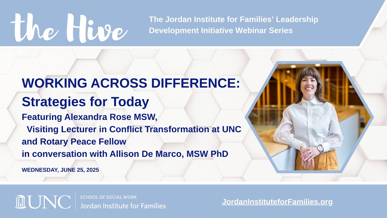 Working Across Difference-HIVE Webinar 3-JIF-UNC - YouTube