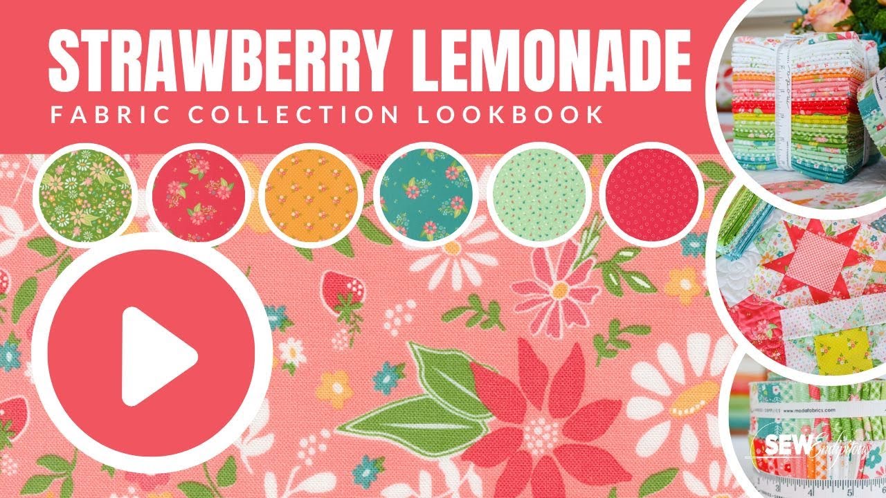 Strawberry Lemonade Fabric Collection - YouTube