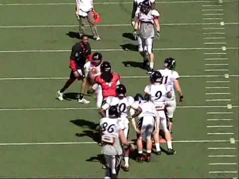 OL and TE Run Blocking Fundamentals Johnson - YouTube