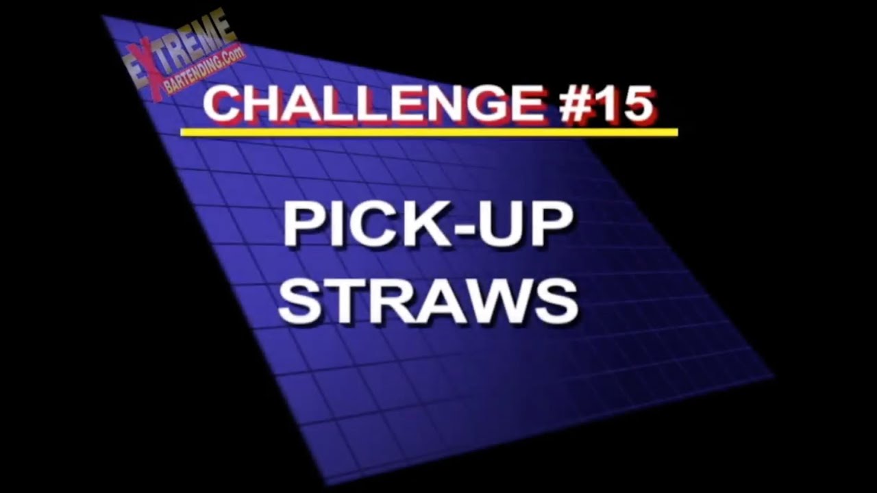 Bar Bets & Party Games #15 Pick Up Straws - YouTube