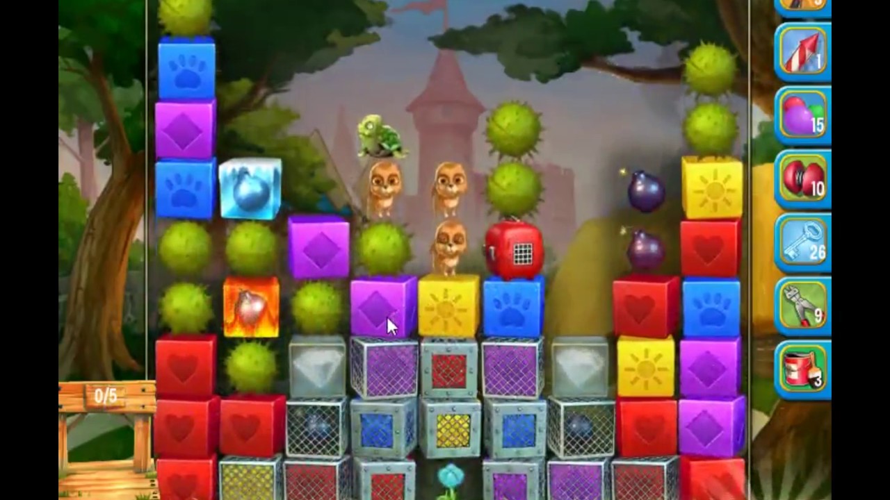 Pet Rescue Saga Level 1717 - NO BOOSTERS - YouTube