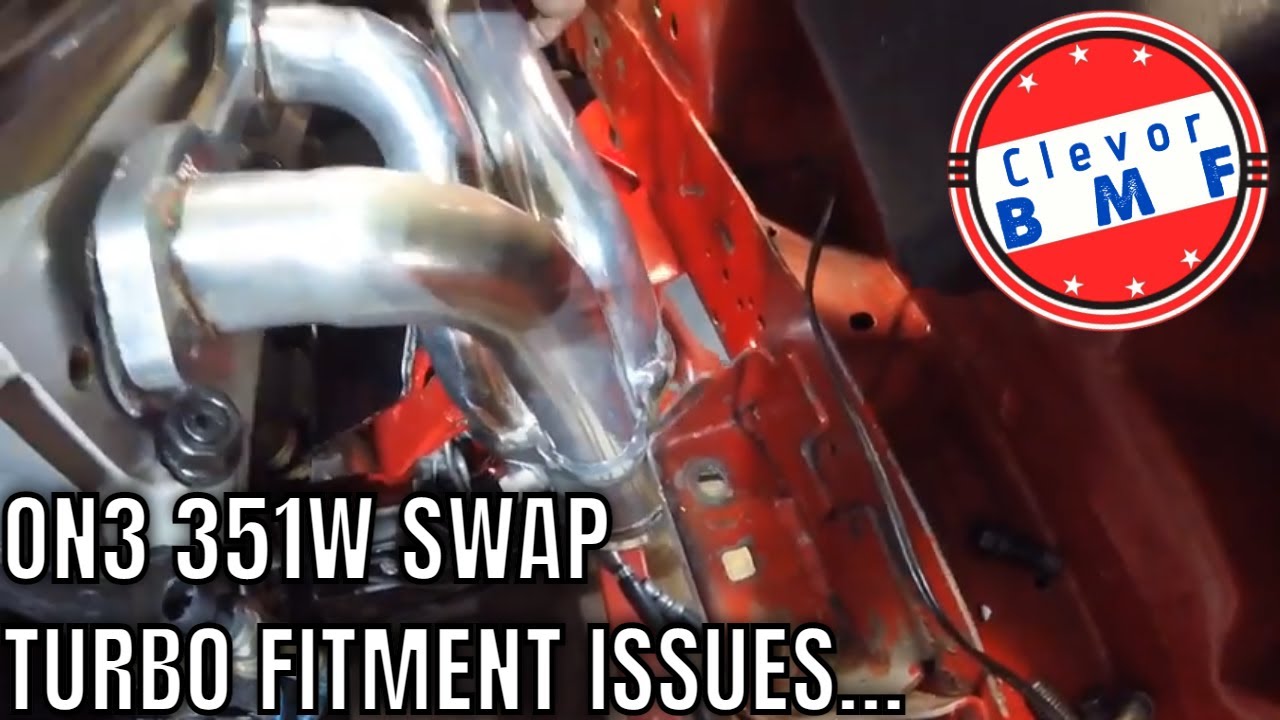 351w Swap ON3 Turbo Kit Fitment Issues... Gen 2 76mm BMF Turbo!! - YouTube