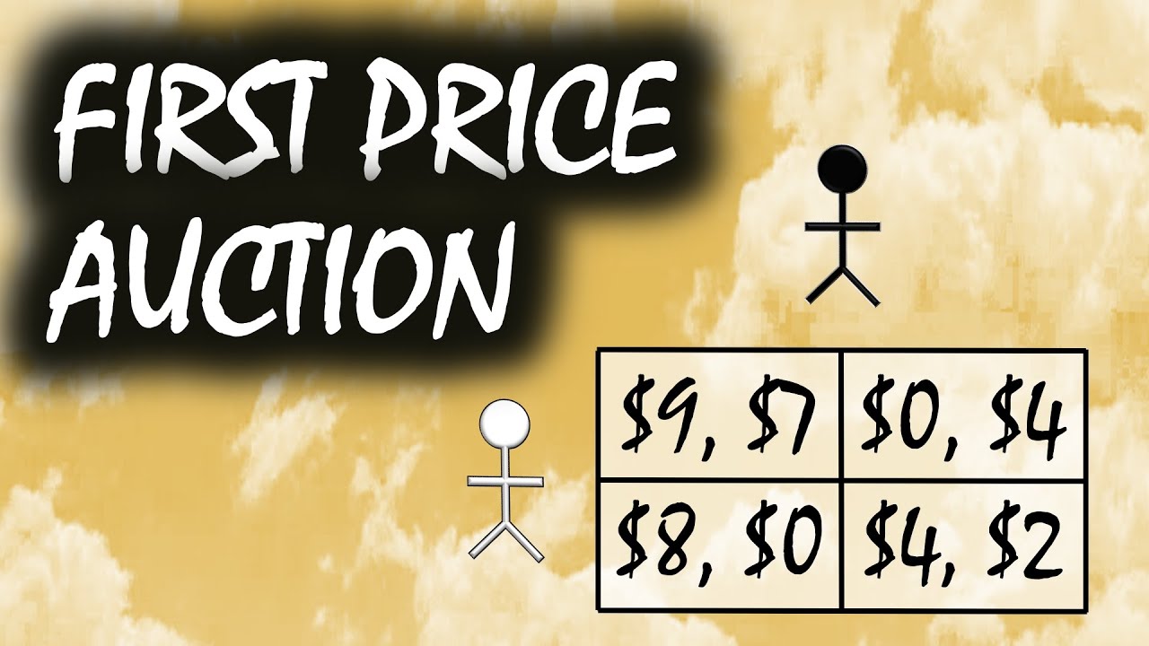 Simple First-Price Auction: A Game Theory Puzzle - YouTube