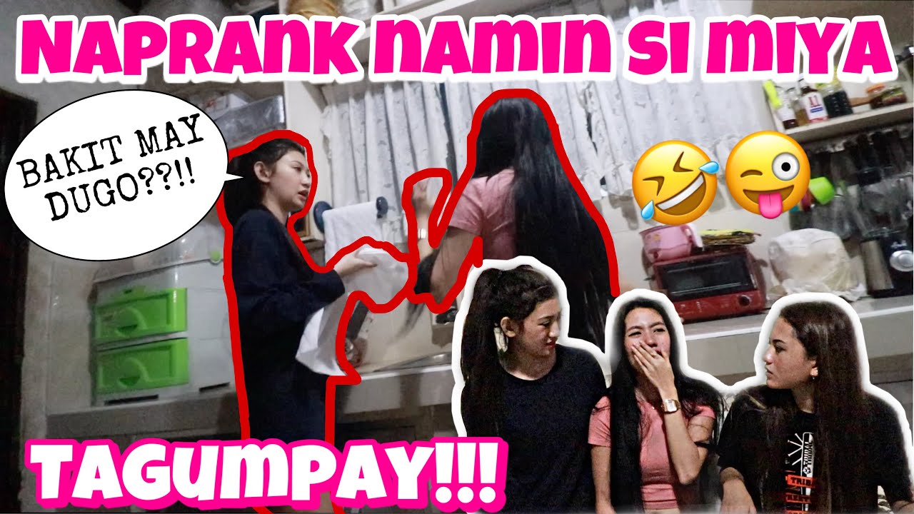 SUMUKA AKO NG DUGO PRANK KAY MIYA - YouTube
