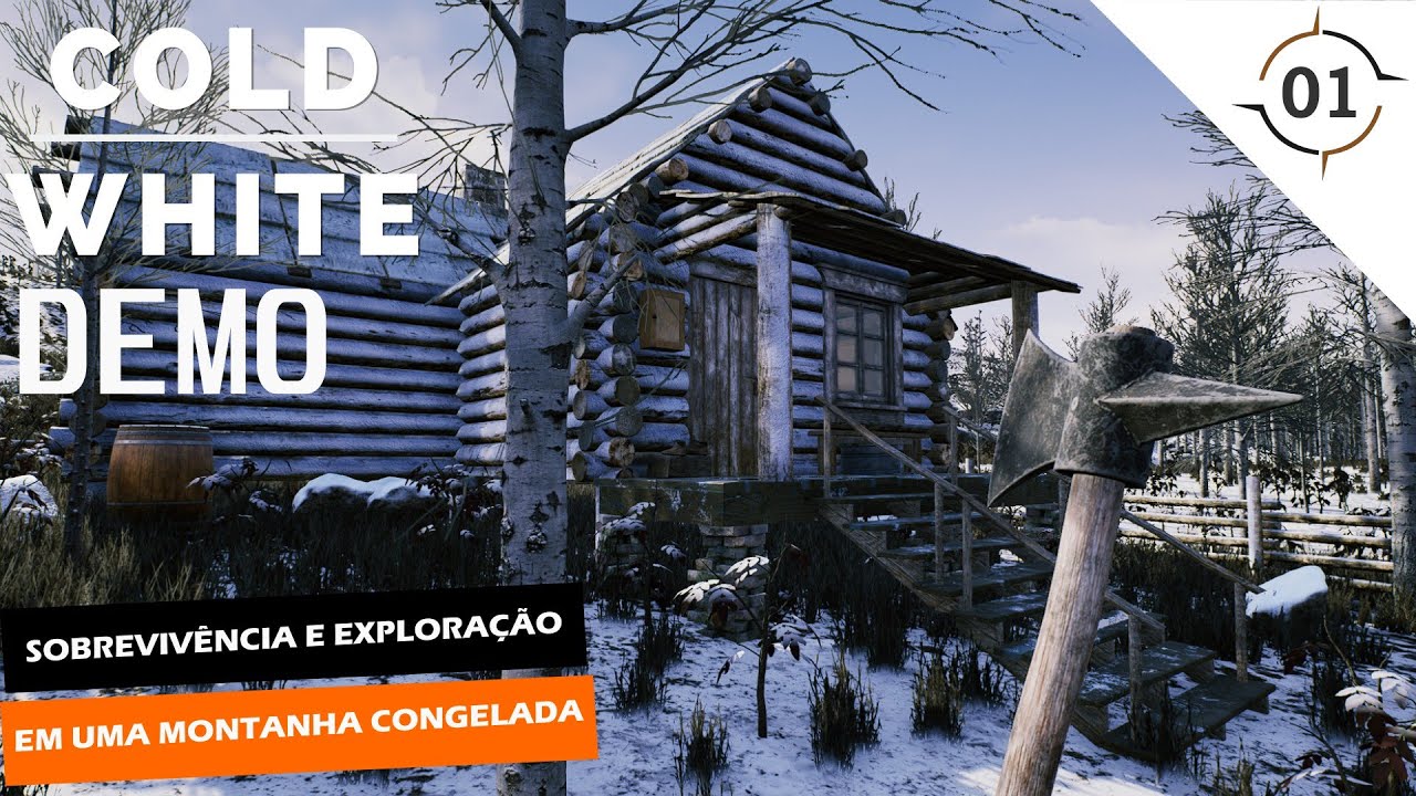 SOBREVIVÊNCIA E EXPLORAÇÃO NO ALASCA | THE COLD WHITE DEMO PC PT BR ...
