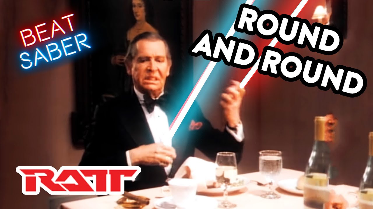 RATT - Round And Round - Beat Saber Expert SS Rank Full Combo - YouTube