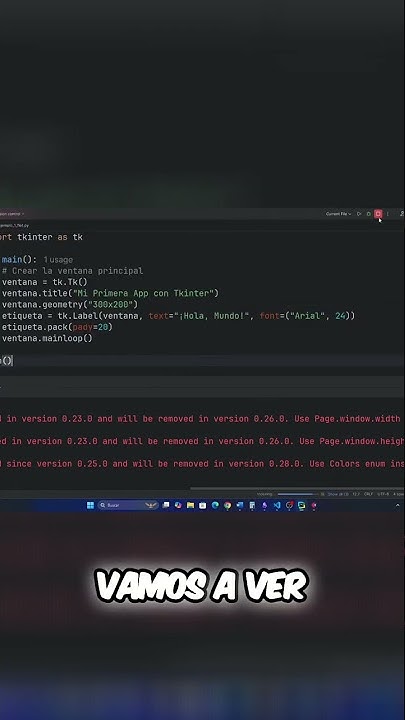 Flet: Crea "Hola Mundo" Moderno y Fácil en Python - YouTube