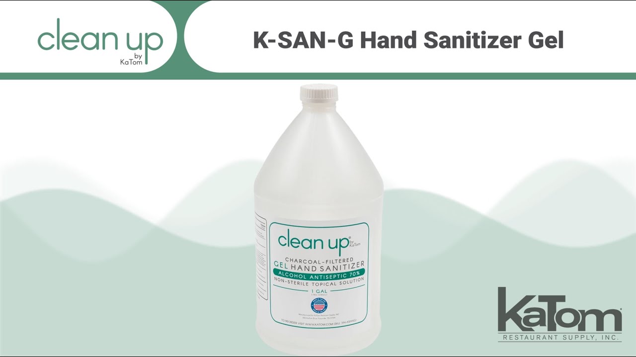 Clean Up Hand Sanitizer Gel (K-SAN-G) - YouTube