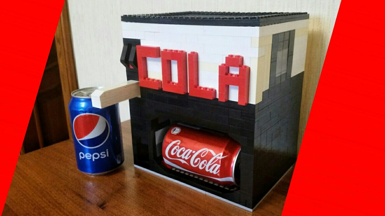 Автомат для ПРОДАЖИ Кока-Колы Из Лего! (автоматический) | Lego Coca ...