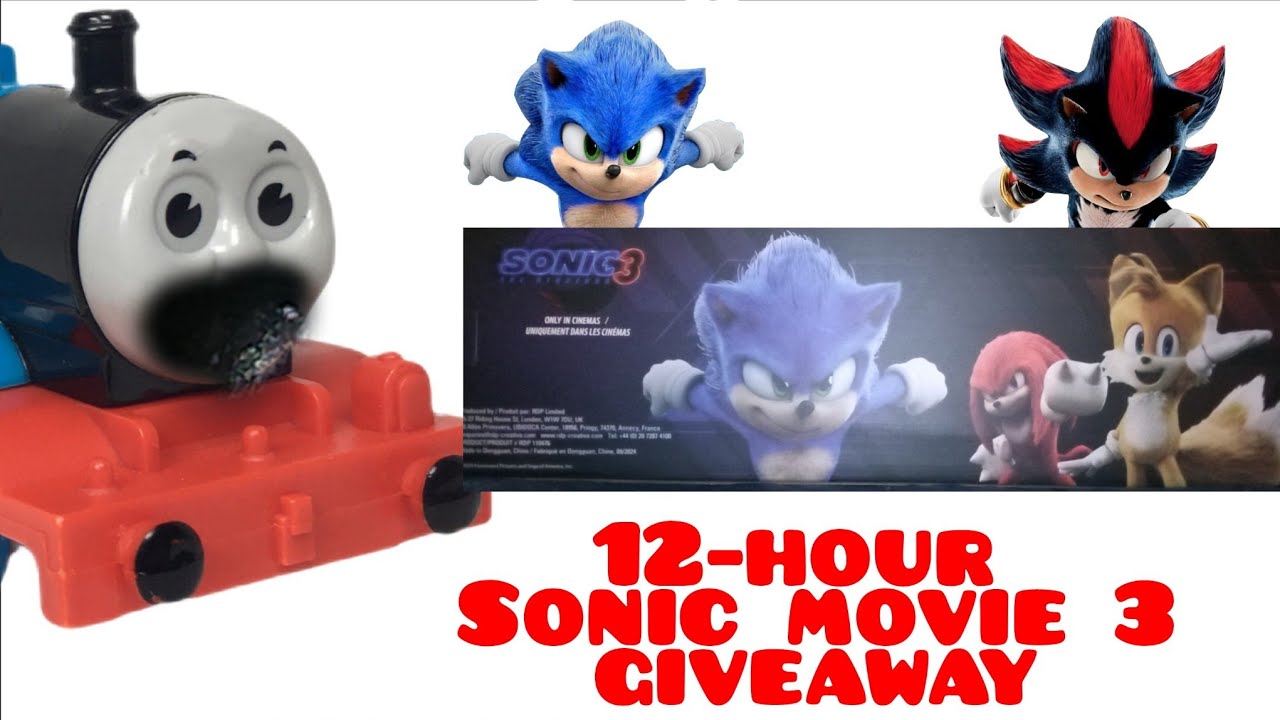 I won an exclusive prize in the 12-Hour Sonic Movie 3 Giveaway ...