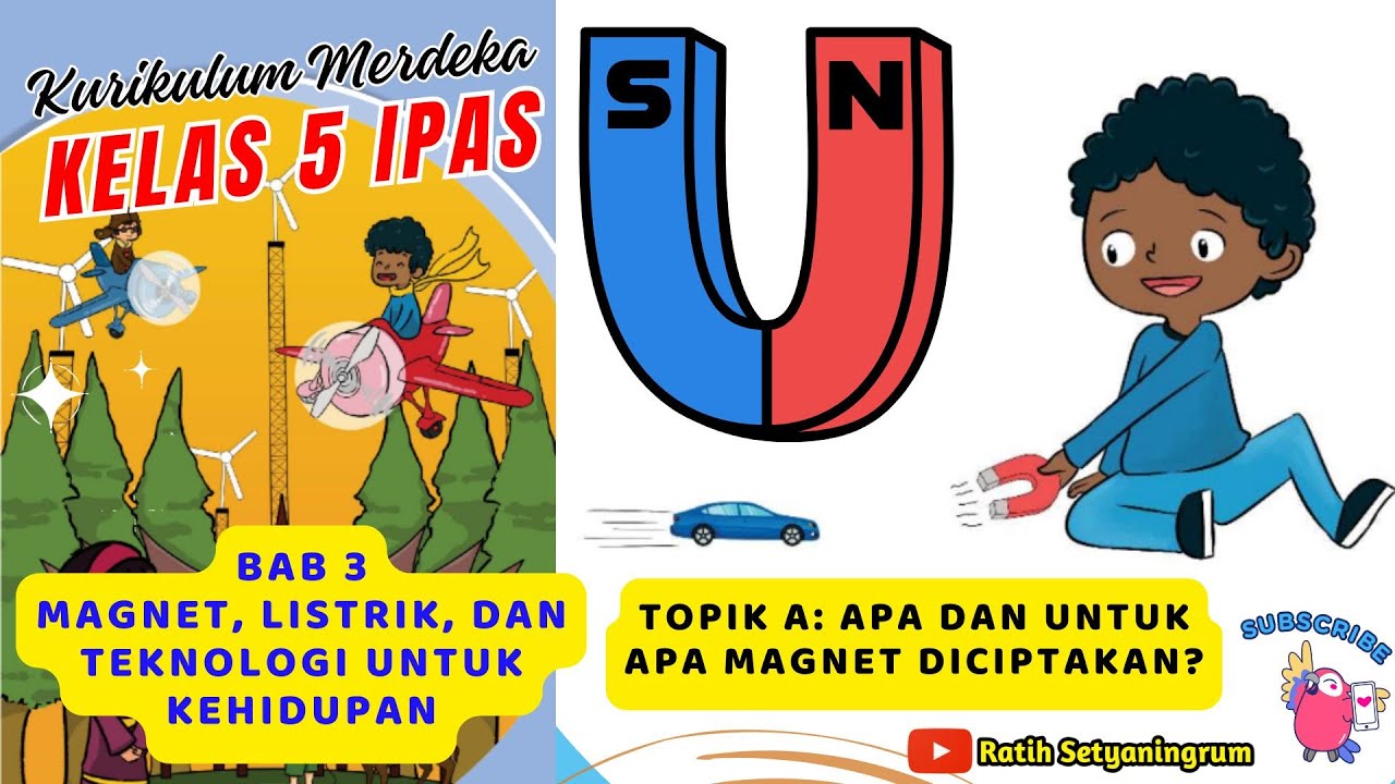 Kelas 5 IPAS Bab 3 Topik A Magnet, Listrik, dan Teknologi untuk ...