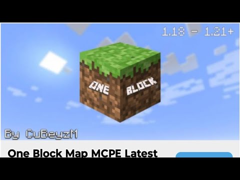 Minecraft one block mod for 1.20+ free mcpe and crafting and building ...