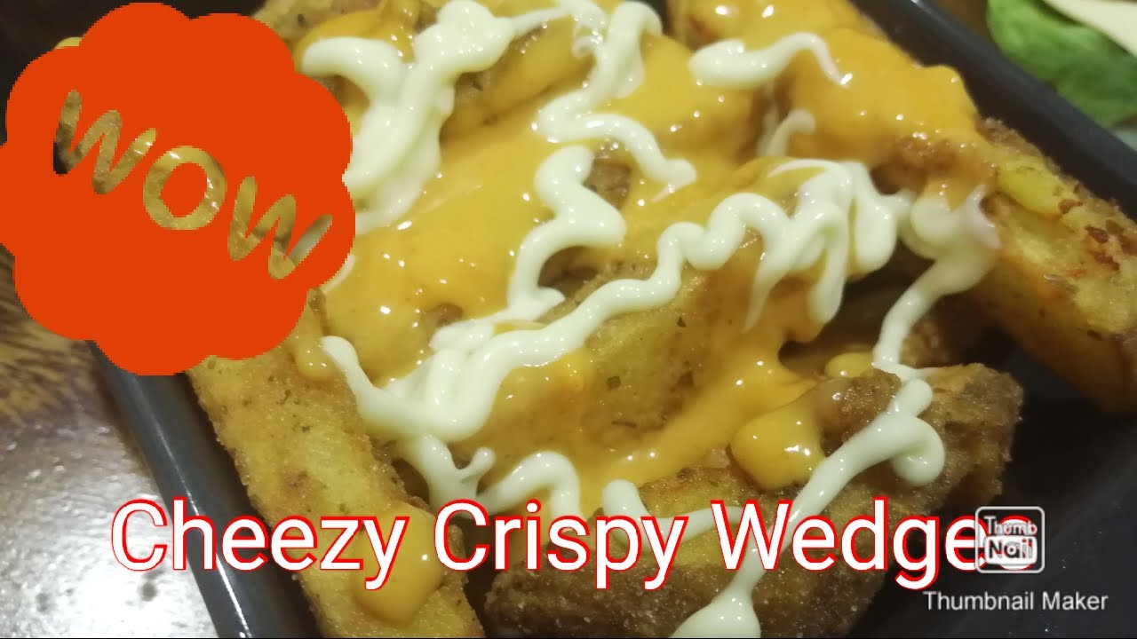 How to make CRISPY Cheezy Wedges - YouTube