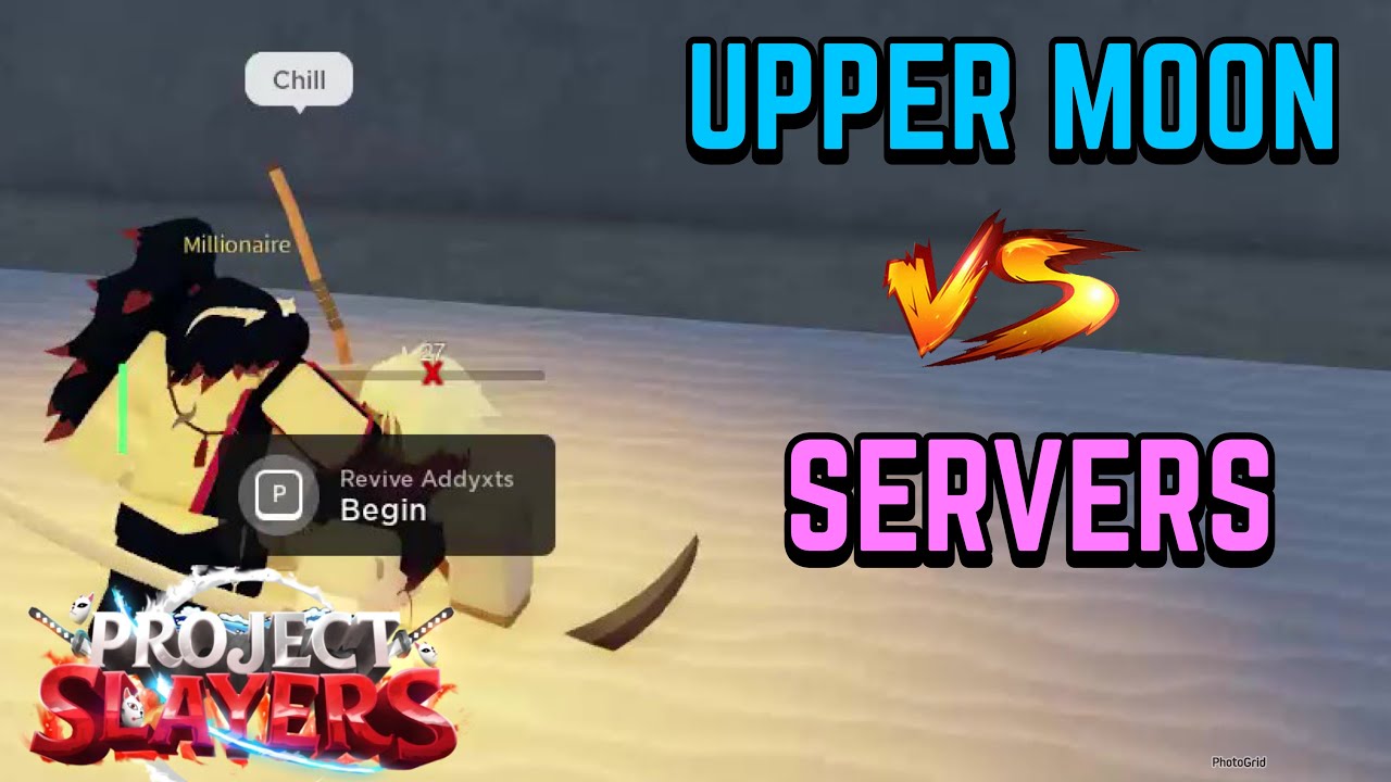 Upper Moon Hunting Servers With ICE BDA In Project Slayers!! Rage Alert ...