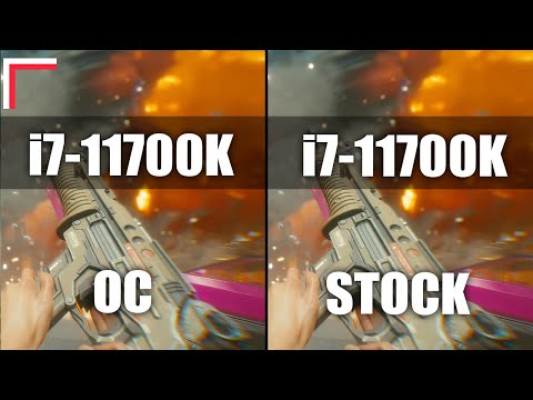 Intel Core i7-11700K OC vs i7-11700K Stock — Test in 8 Games! [1080p, 1440p]