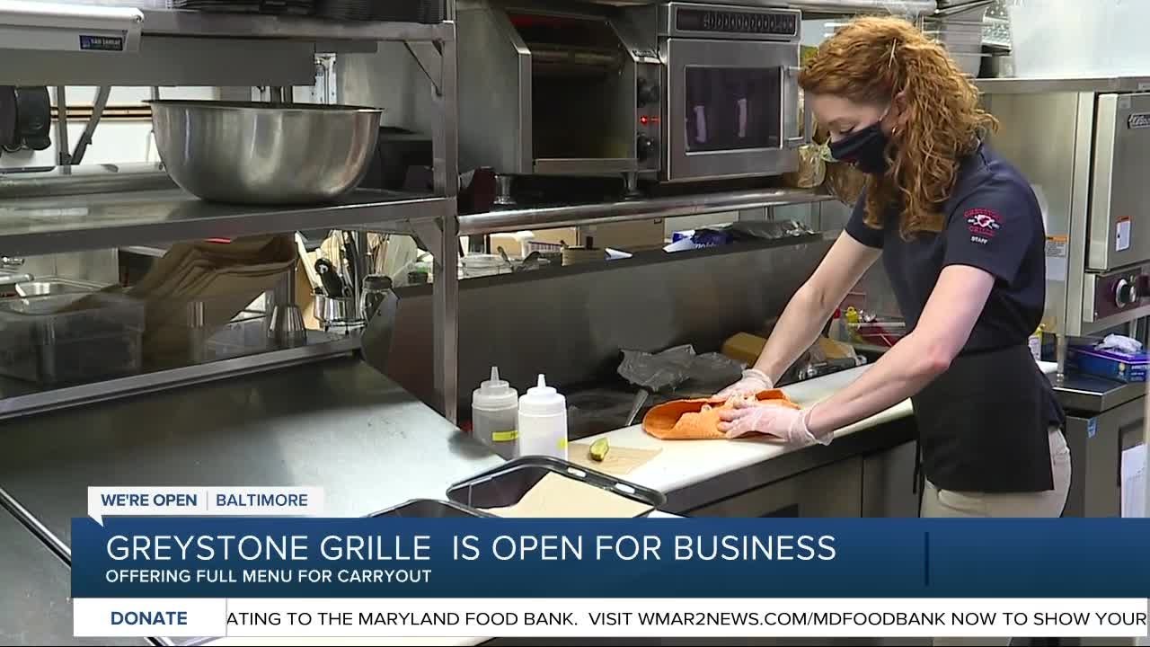 Greystone Grill in White Hall is now open for carryout - YouTube