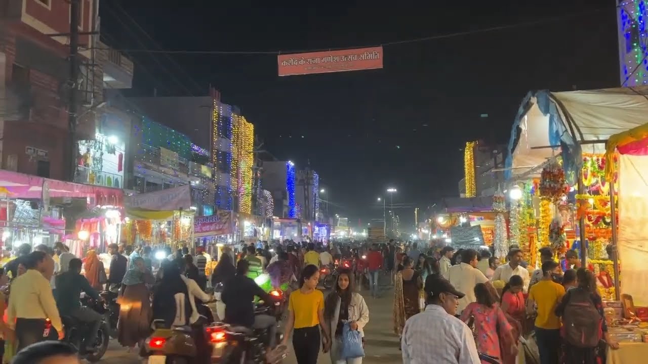 karond choraha market berasia Road bhopal Happy Diwali - YouTube