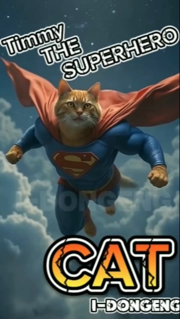 TIMMY THE SUPERHERO CAT #cat #kitten #animalstory #fairytales #funny ...