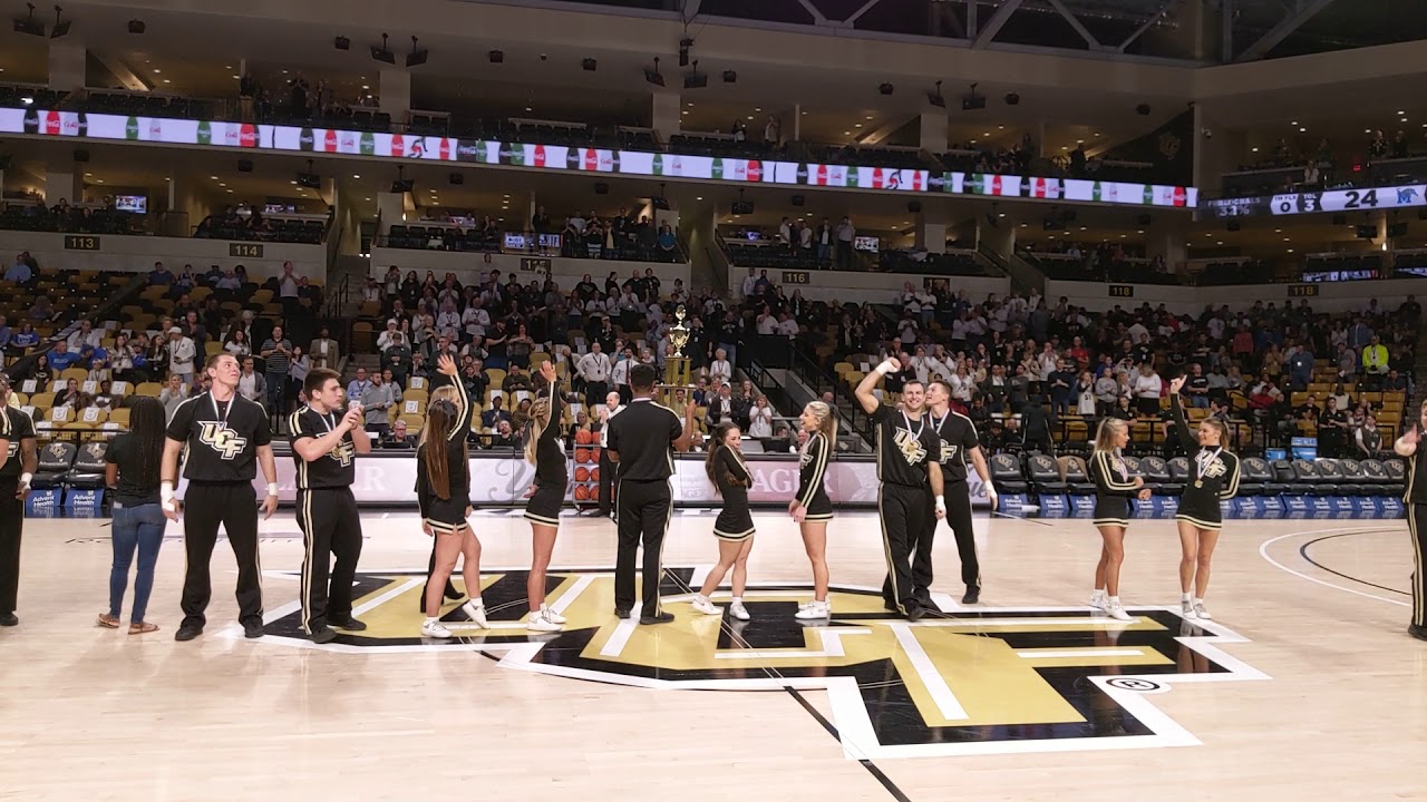 UCF Cheerleaders honored for 2020 National Championship - YouTube