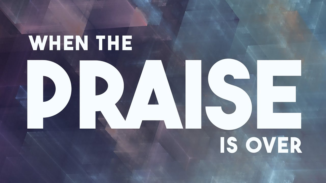 When The Praise Is Over - Rev Roland Baker - YouTube