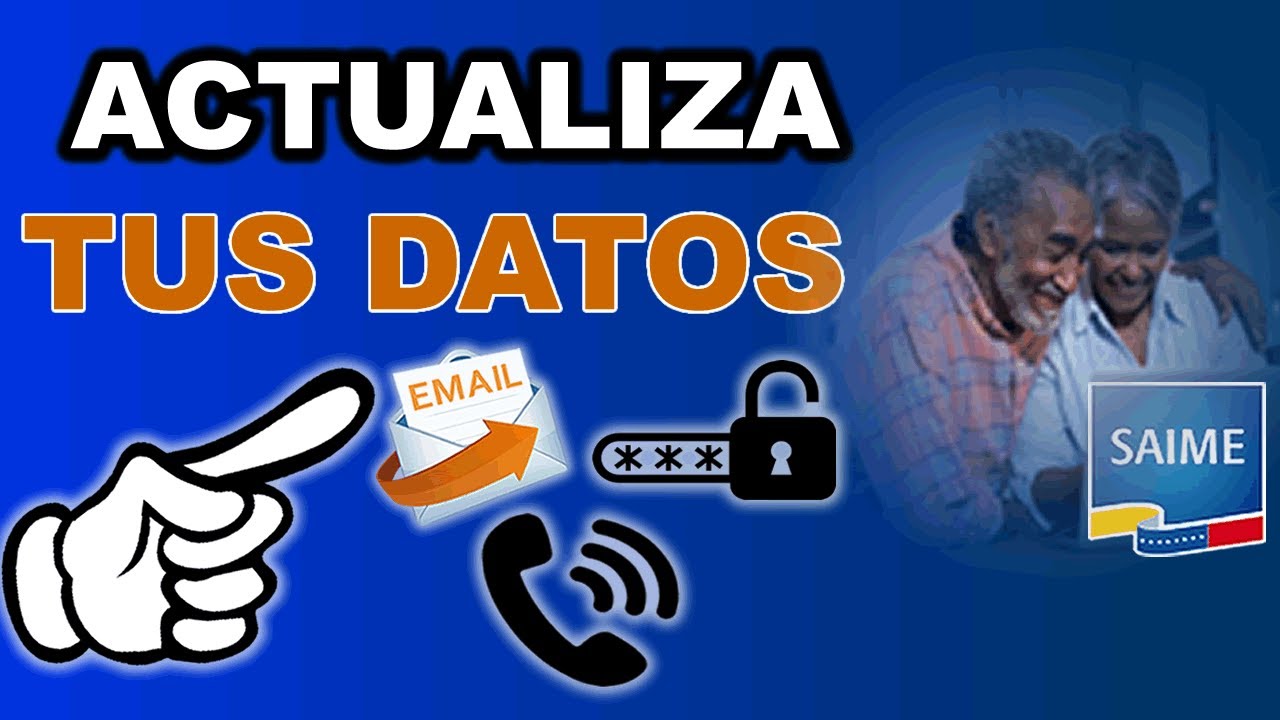 🔴Cómo ACTUALIZAR tus DATOS en el Nuevo SAIME/Cambiar Correo/TELÉFONO ...