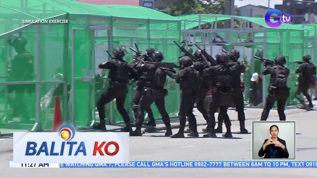 PNP AVSEGROUP, sumailalim sa simulation exercises bilang paghahanda sa ...