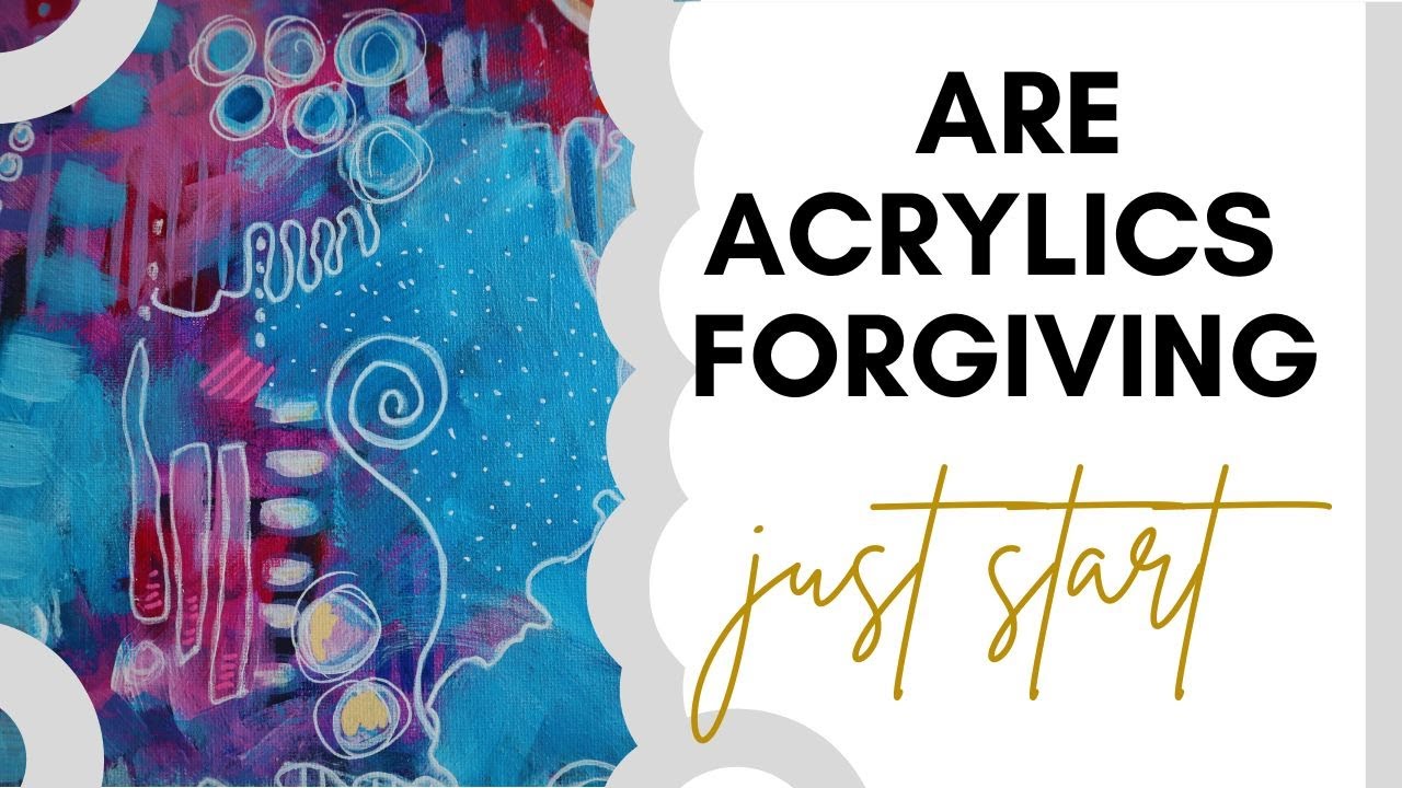 Mark Making with Acrylics, Painting Fun! - YouTube