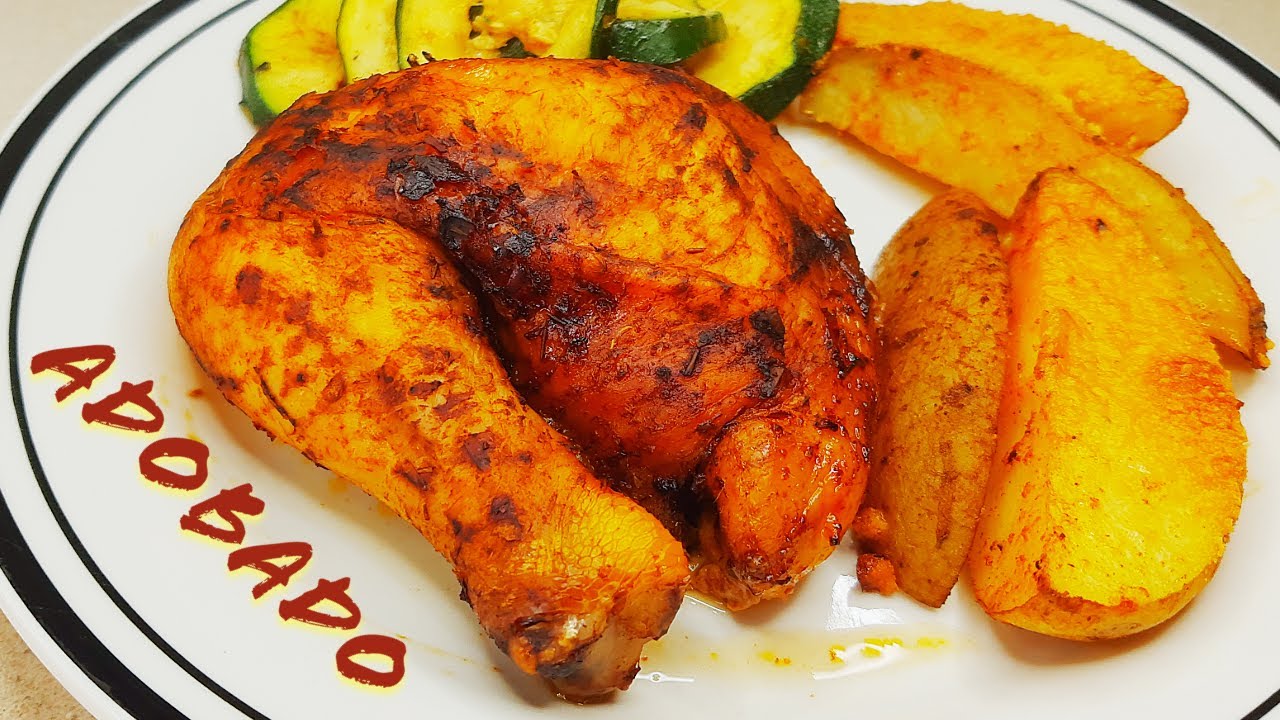 Pollo Adobado al horno | Adobo de Guajillo casero ¡Receta Fácil! - YouTube