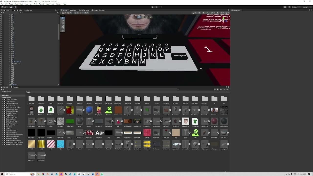 How to add Custome buttons Name Keys to your gorilla tag fan game - YouTube