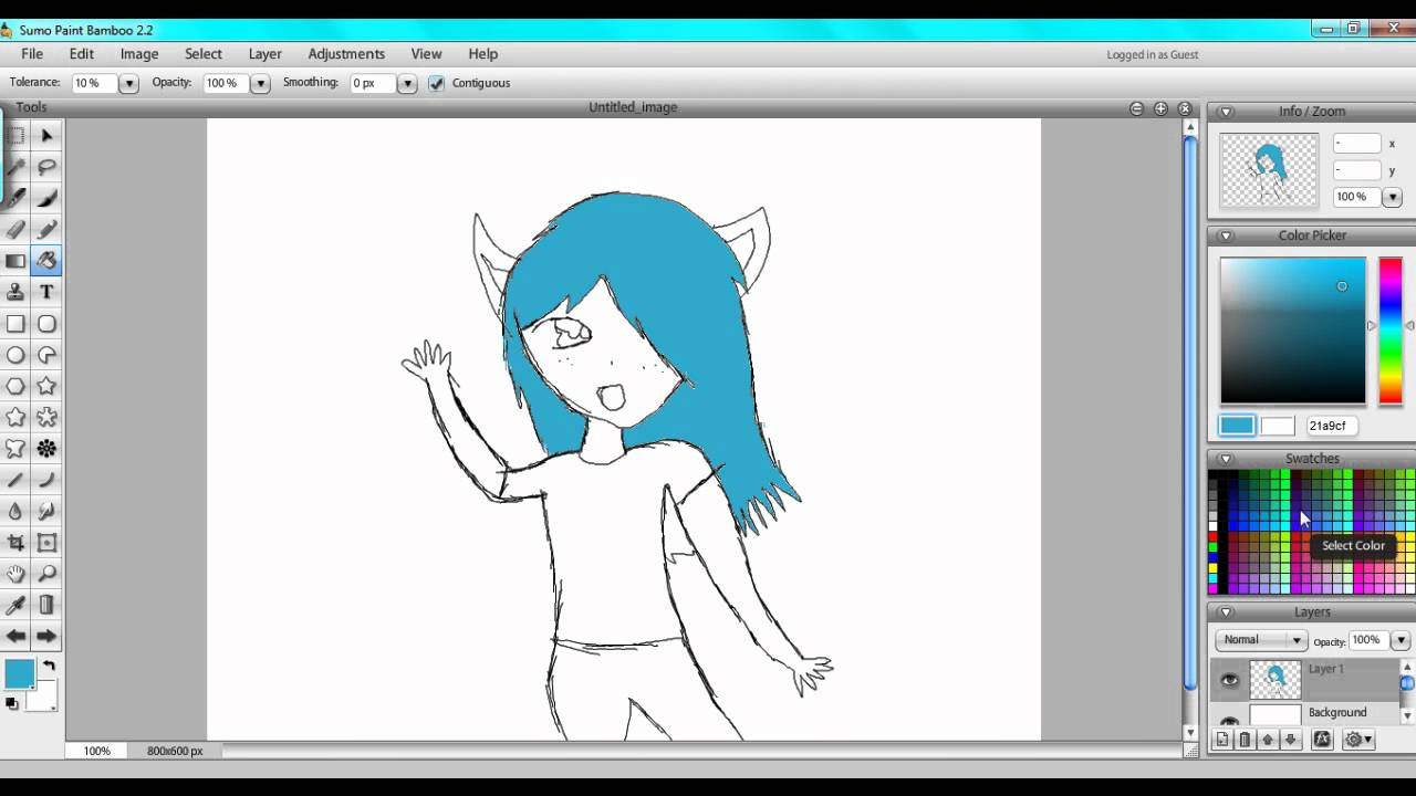 Drawing my Own Character! - YouTube