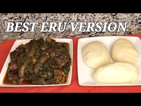 BEST ERU RECIPE(Cameroon's most popular dish) African cuisine - YouTube