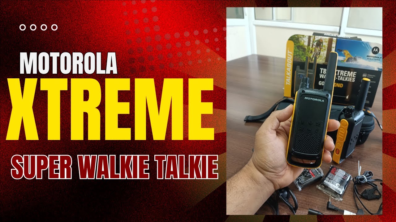 New Model Motorola Extreme Walkie Talkie Top Features, Range, Review ...