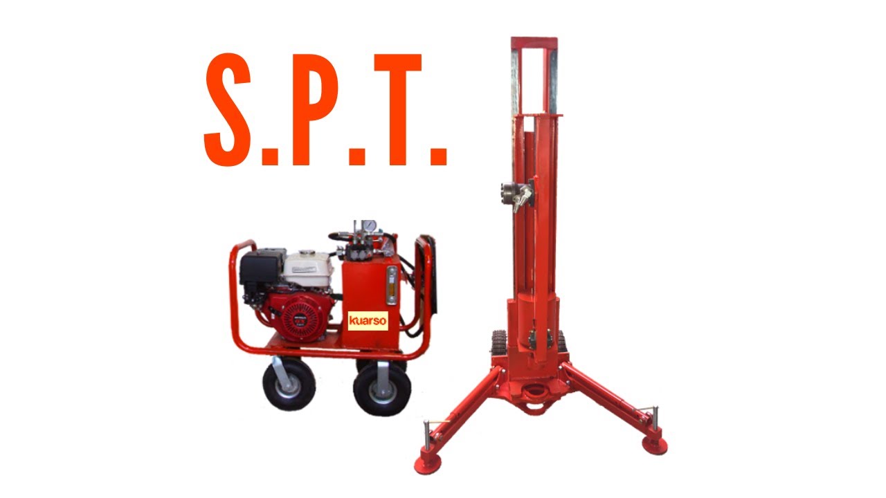 MAQUINA para Estudio de Suelos Marca KUARSO (Pruebas de EQUIPO SPT ...