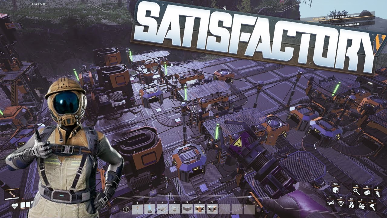 Satisfactory | Completing Tier 1, Setting Foundations - YouTube