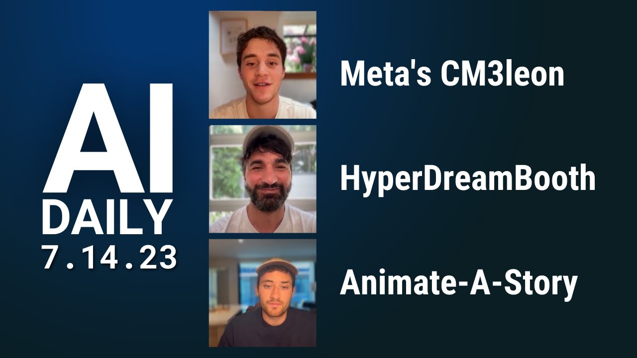 Meta's CM3leon | HyperDreamBooth | Animate-A-Story - YouTube
