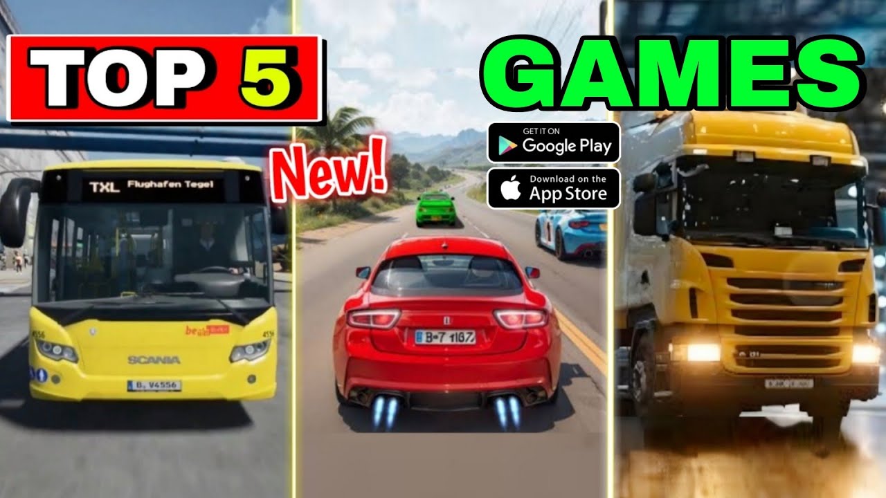 TOP 5 NEW! Driving Simulator Games I Recommend YOU PLAY! Android/iOS ...