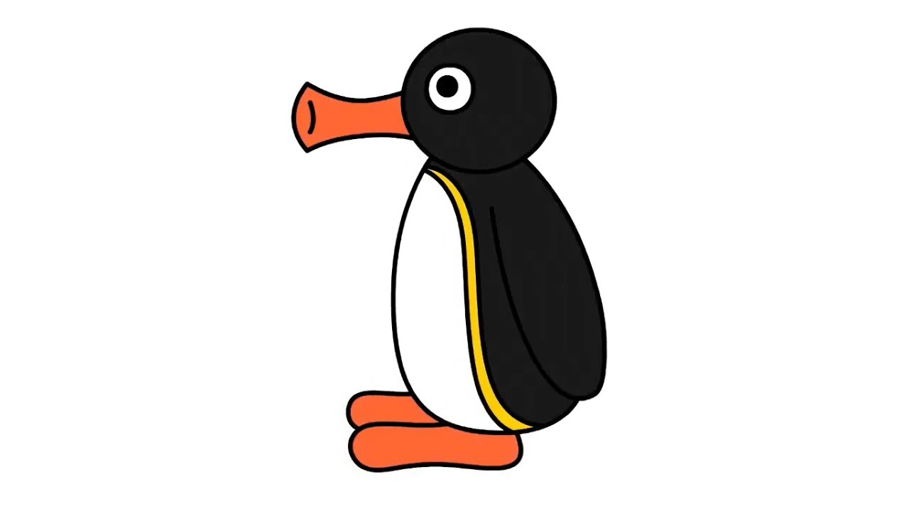 Noot Noot Pingu 2D drawing meme - YouTube