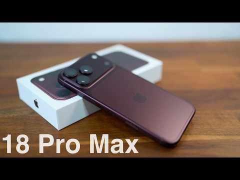 iPhone 18 Pro Max Burgundy Unboxing