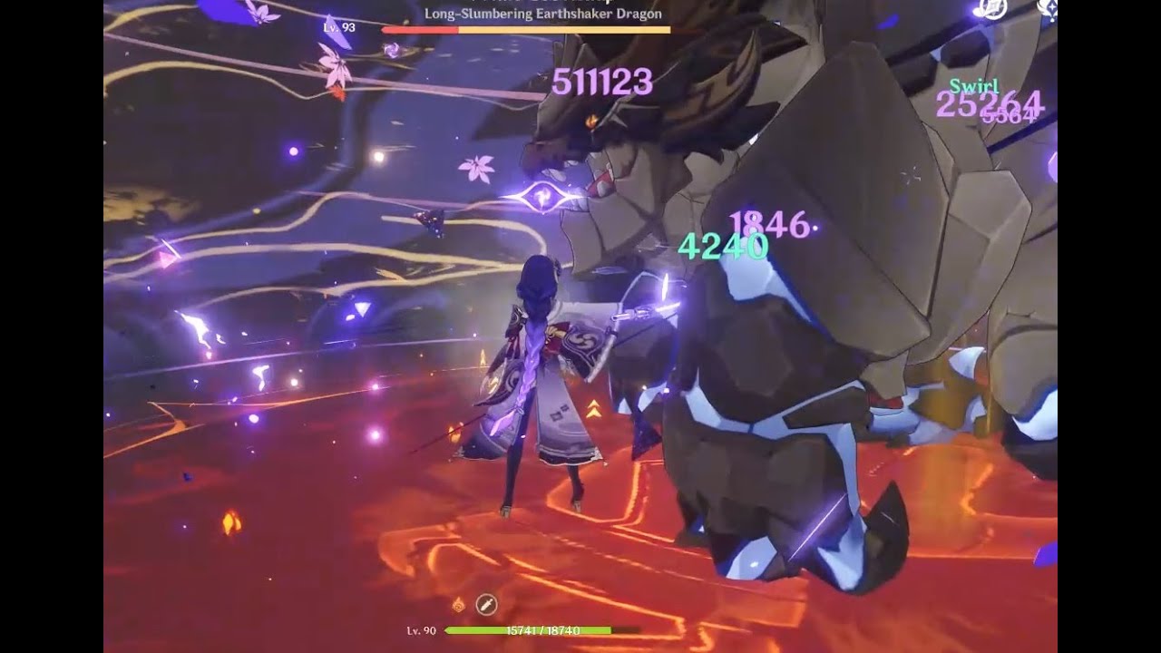 Raiden Shogun C6 R5 amazing dps - YouTube