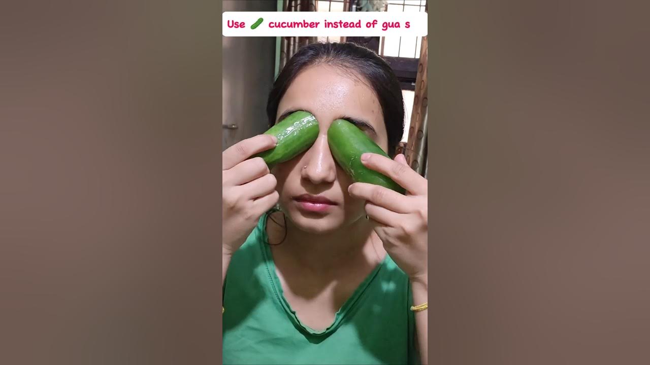 Gua sha? Nah. I’m team cucumber—cheap, chill, and glow certified.If it works, it’s skincare ...