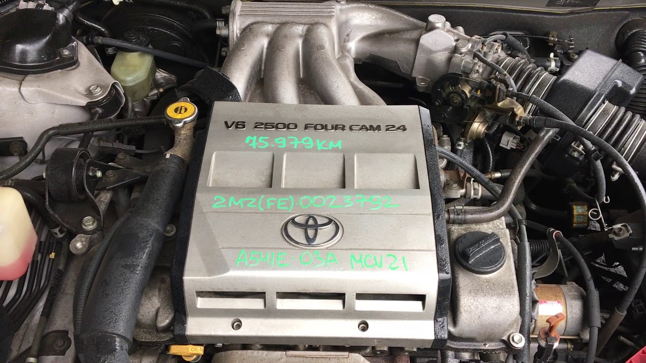 Видео работы двигателя 2MZ-FE MCV21 - YouTube