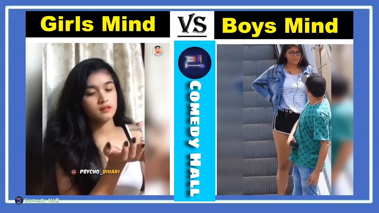 Girls Mind 😂Vs Boys Mind😎 #meme #girlvsboys #mind - YouTube