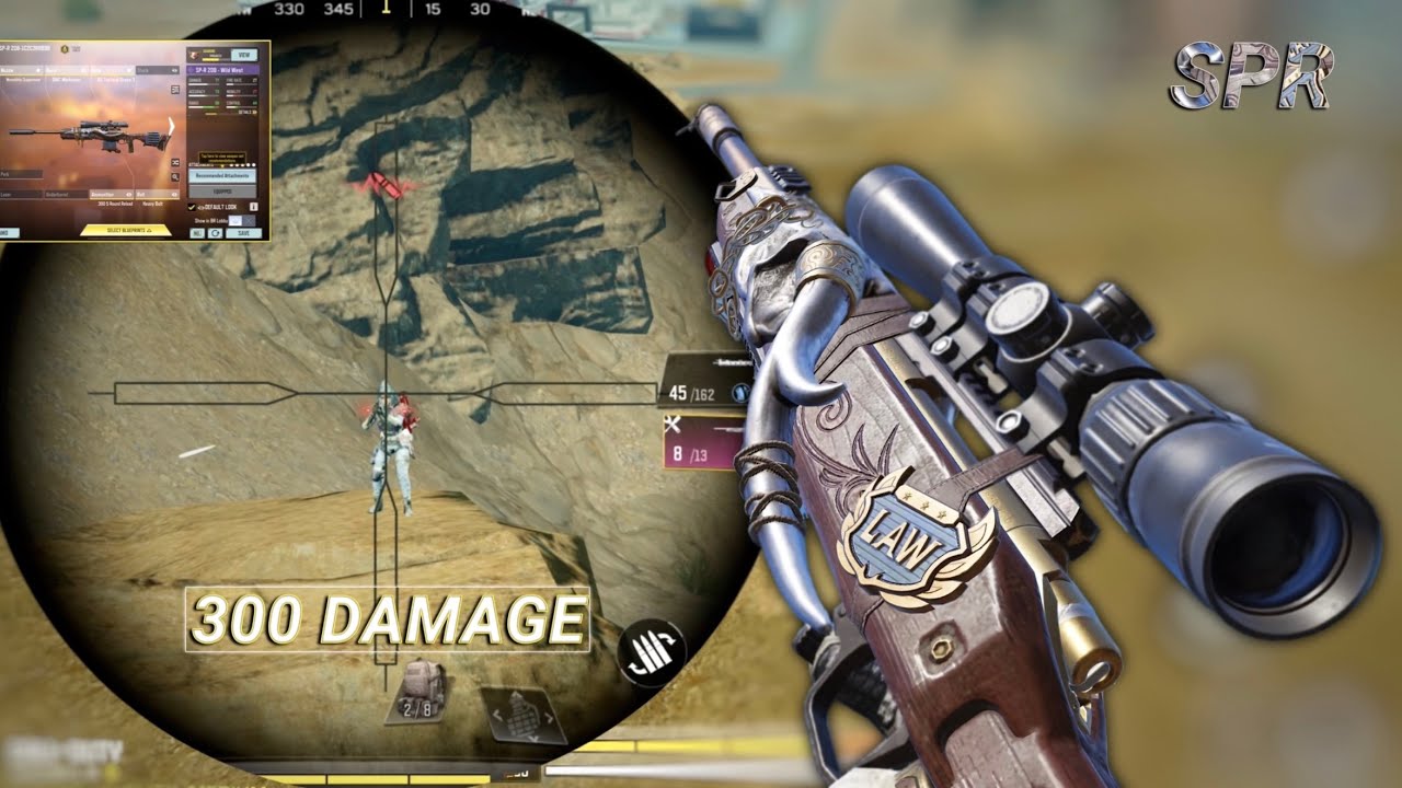 THE 1- SHOT KILL in ANY RANGE + HEAD SHOT | BEST SPR GUNSMITH CODM BR | CODM BR GAMEPLAY - YouTube