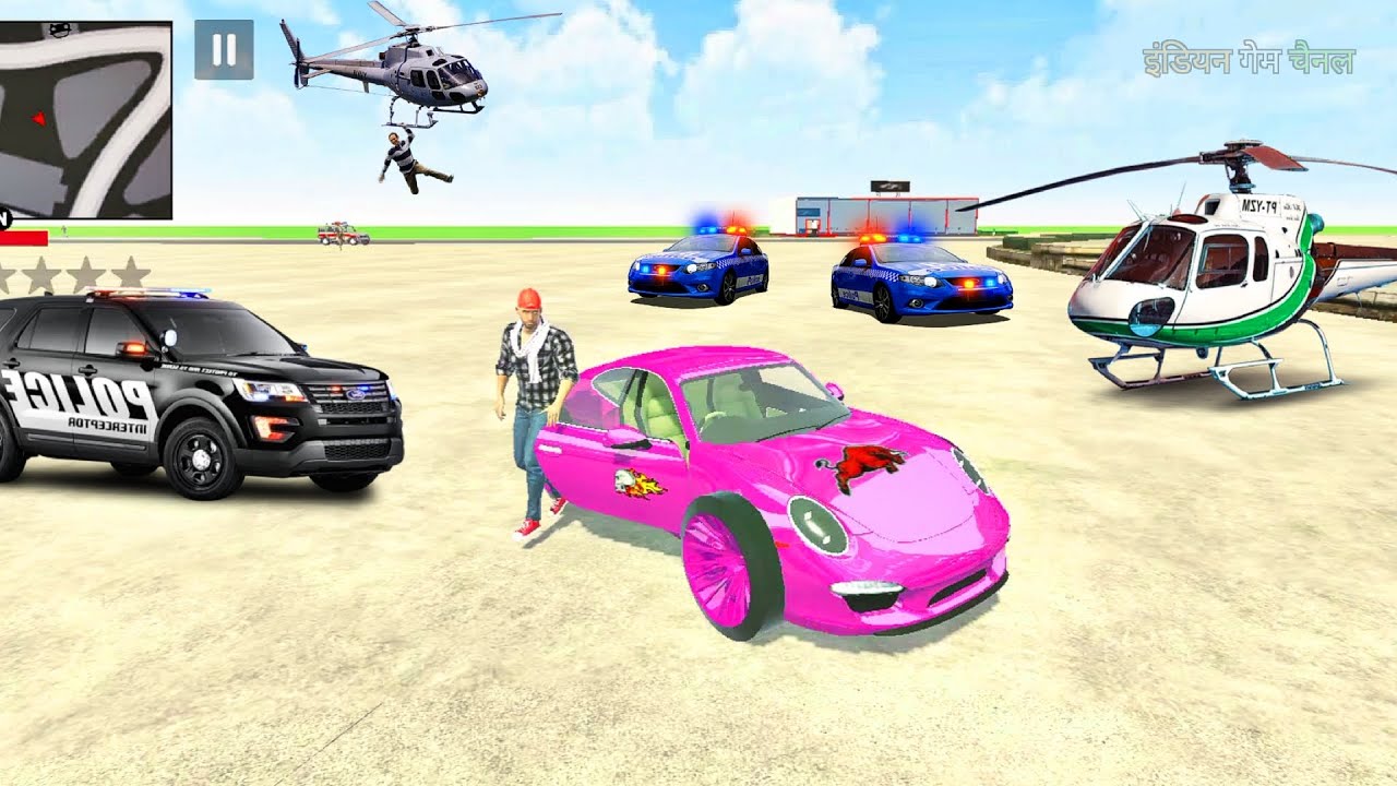 Indian Theft Auto 🤩 Firse Police Pakad Liya 🥺 Gadi Wala Game 🤩 Police ...