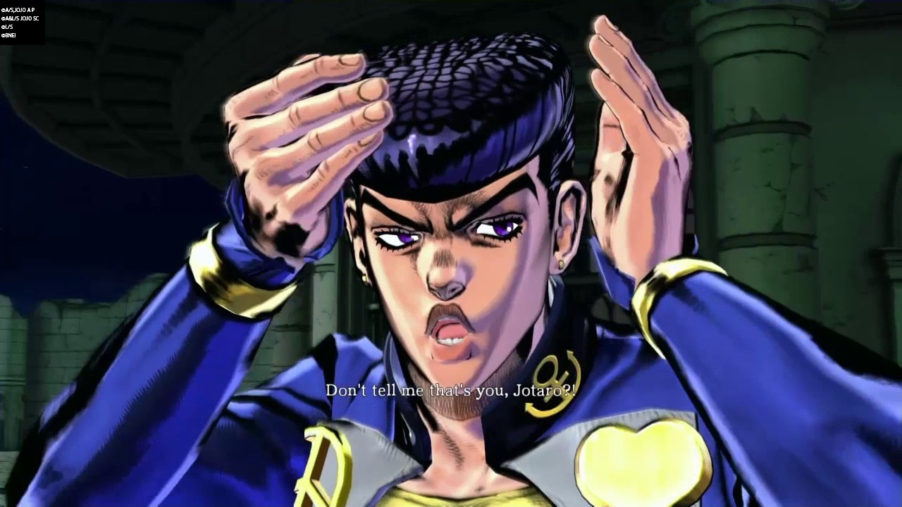 Jotaro meets the Jojo's - YouTube