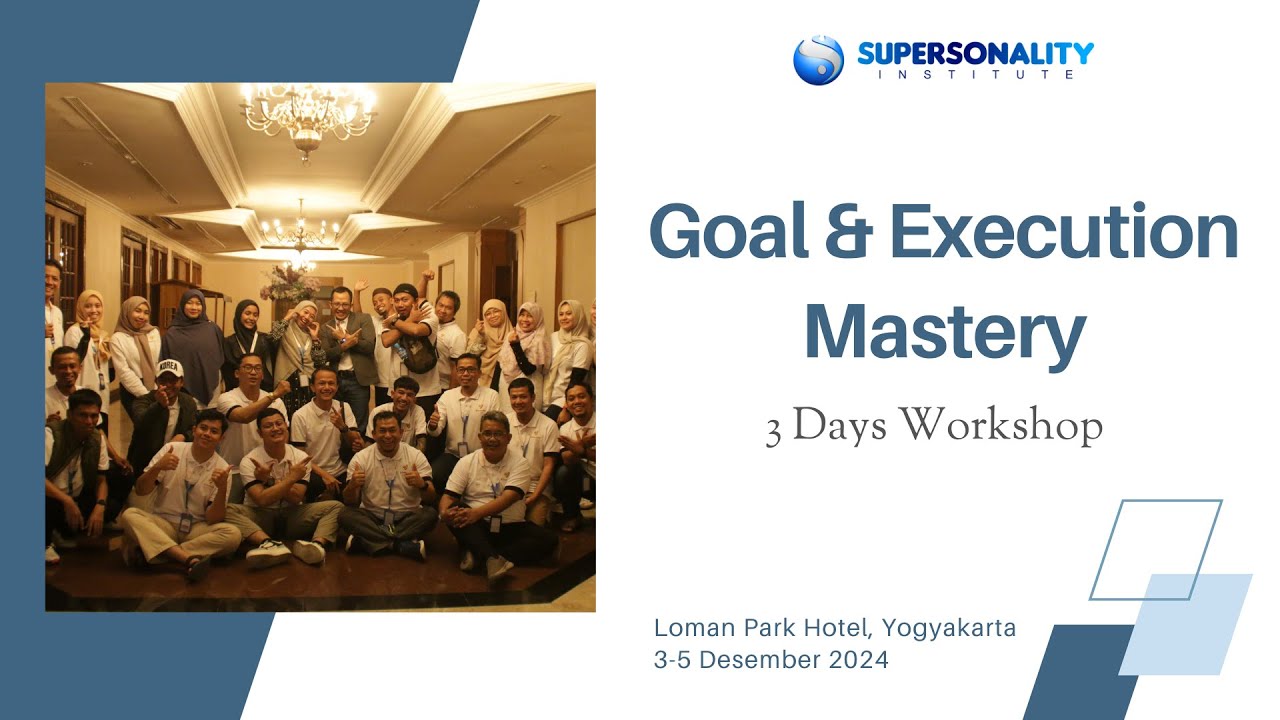 Goal and Execution Mastery (GEM) - 3 Days Workshop (2024) - YouTube