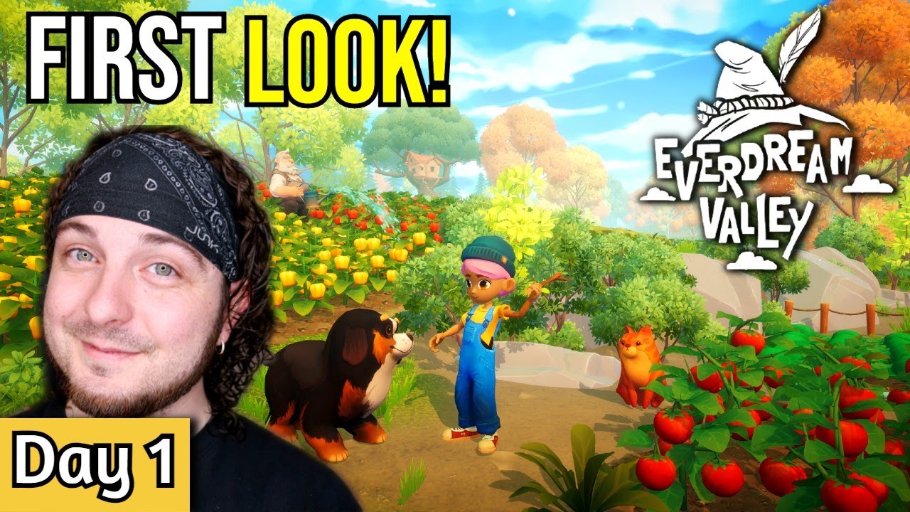 Our Magical Farming Life Begins! - Day 1 - Everdream Valley - YouTube