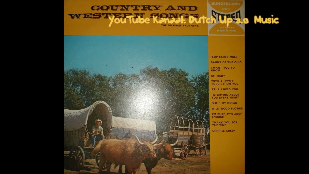 Dickson Brothers - Flop eared mule (LP Country & western songs)[1966 ...