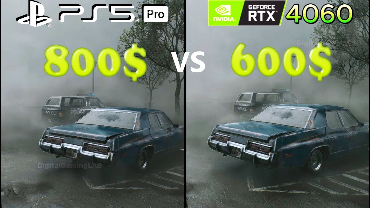 PS5 Pro vs RTX 4060 | 4K Ultra | In Game TEST | SH2 - YouTube