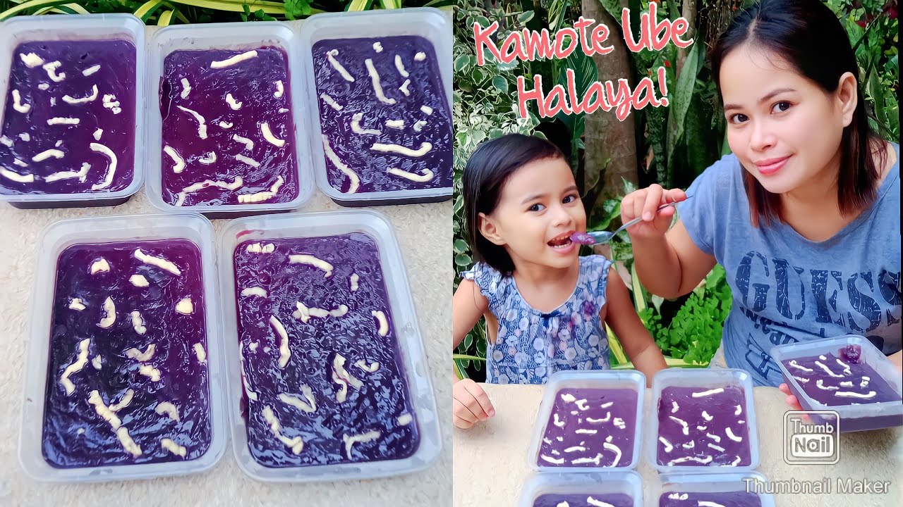 My Perfect Kamote Ube Halaya Affordable Dessert - YouTube